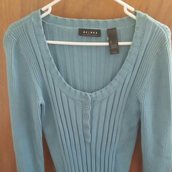 Axcess | Sweaters | Womens Sweater Teal In Color | Poshmark
